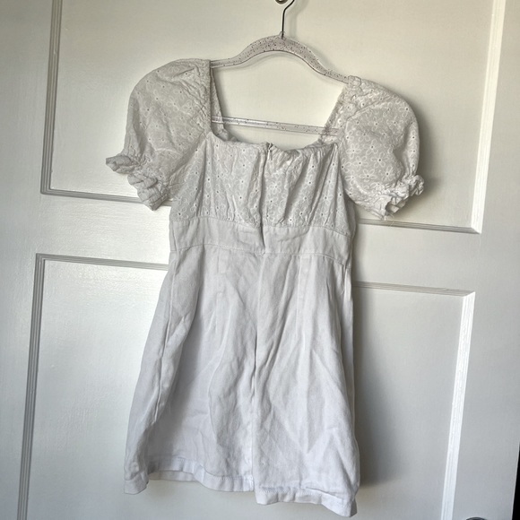 For Love And Lemons | Dresses | Pointelle And White Denim Cottage Core ...